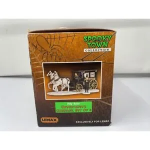Lemax | Holiday | Lemax Spooky Town Undertakers Carriage Set Of 2 ...